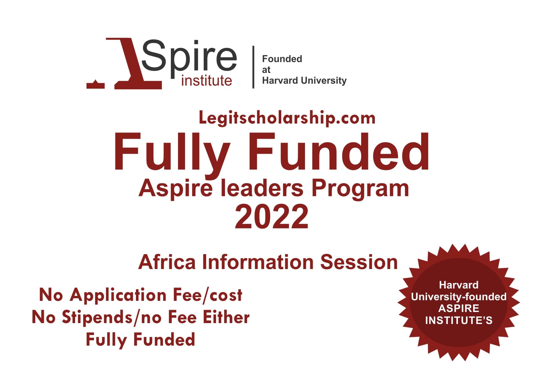 Fully Funded Aspire Leaders Program 2025 an Harvard University Aspire ...