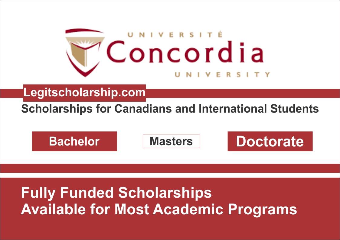 Concordia University Scholarships in Canada For International Students 2024 — Legitscholarship.com