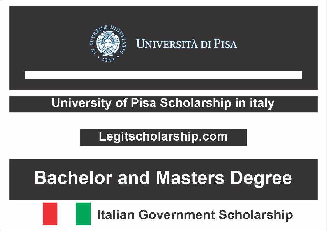 University of Pisa DSU Scholarship for International students in Italy 2025 — Legitscholarship.com