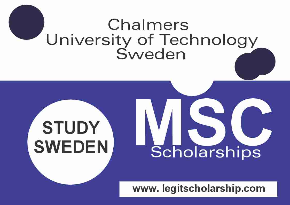 Chalmers University Of Technology Scholarships In Sweden 2024
