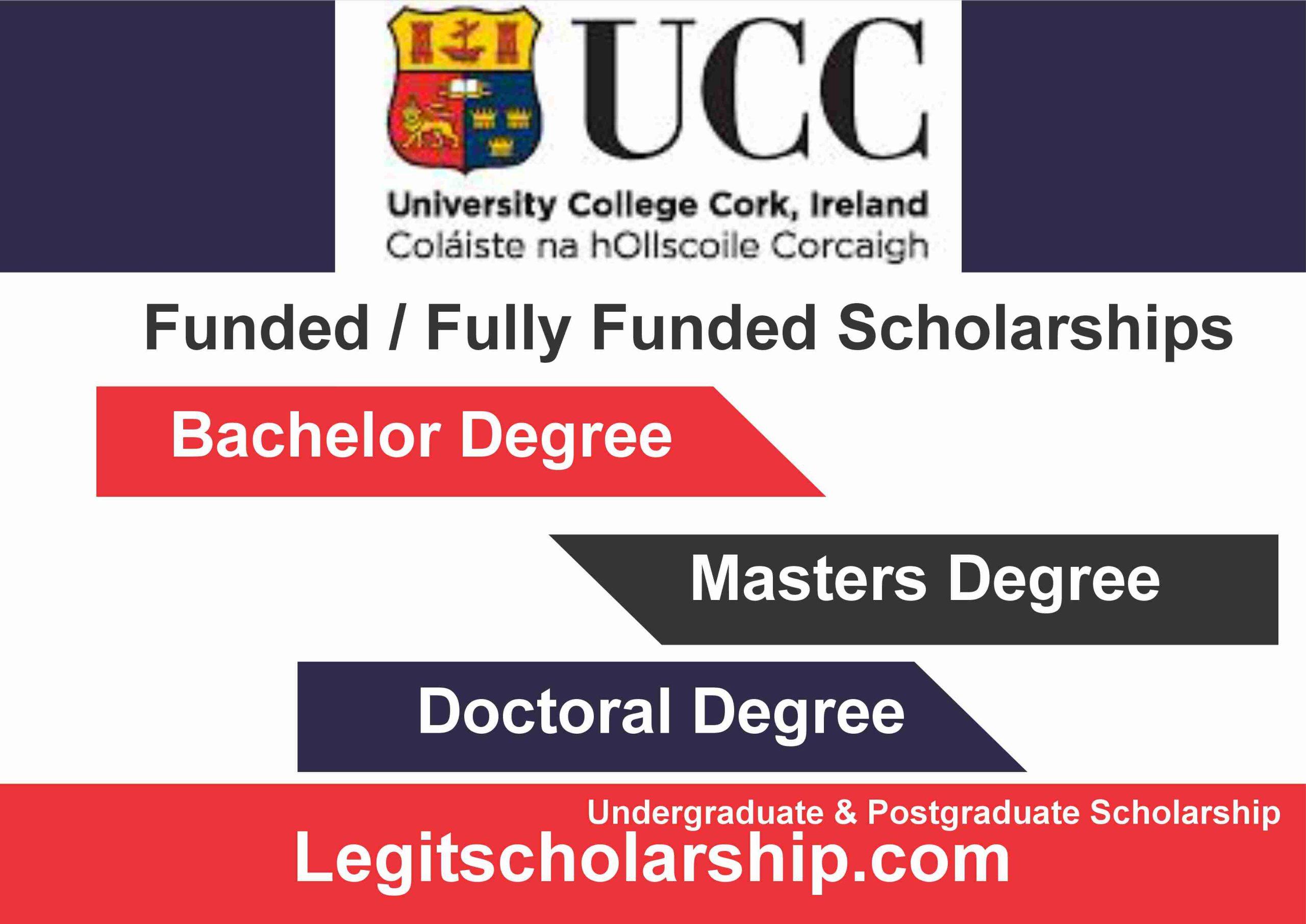 University College Cork scholarships in Ireland 2025 — Legitscholarship.com