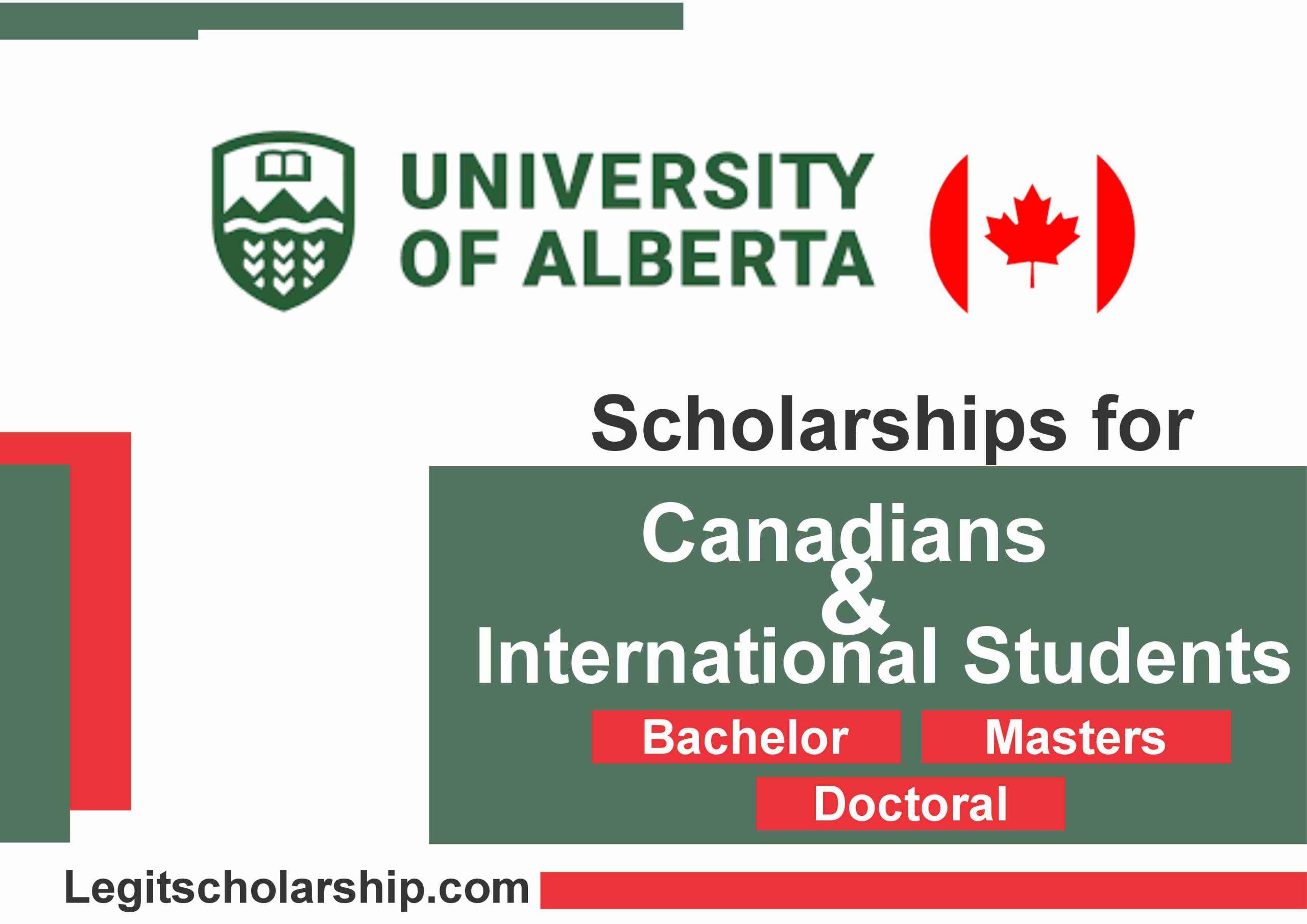 University of Alberta Scholarship to Study in Canada 2026 ...